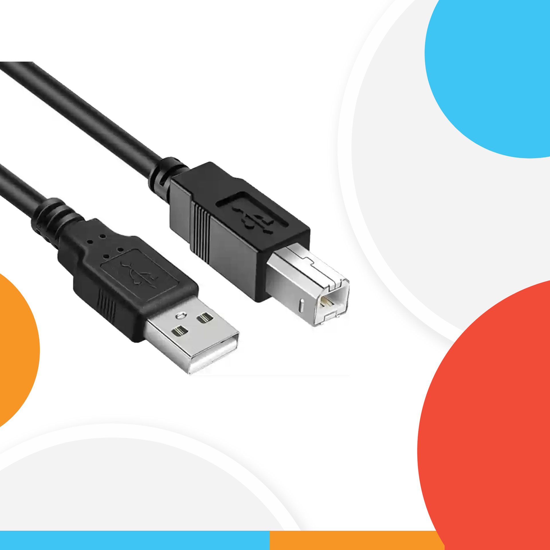 USB to Printer Cable (1.5 Meters) - First Tek