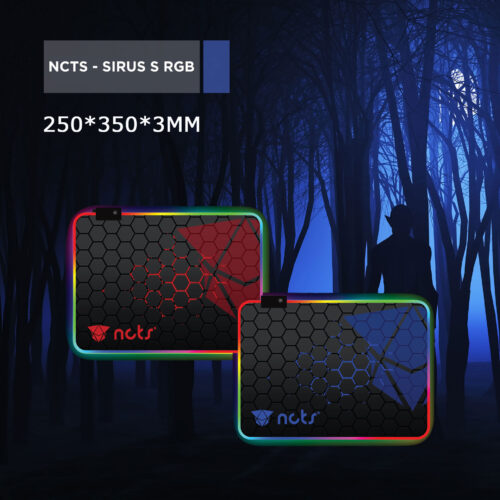 NCTS SIRUS S RGB Gaming Mouse Pad (250 x 350 x 3mm) - First Tek