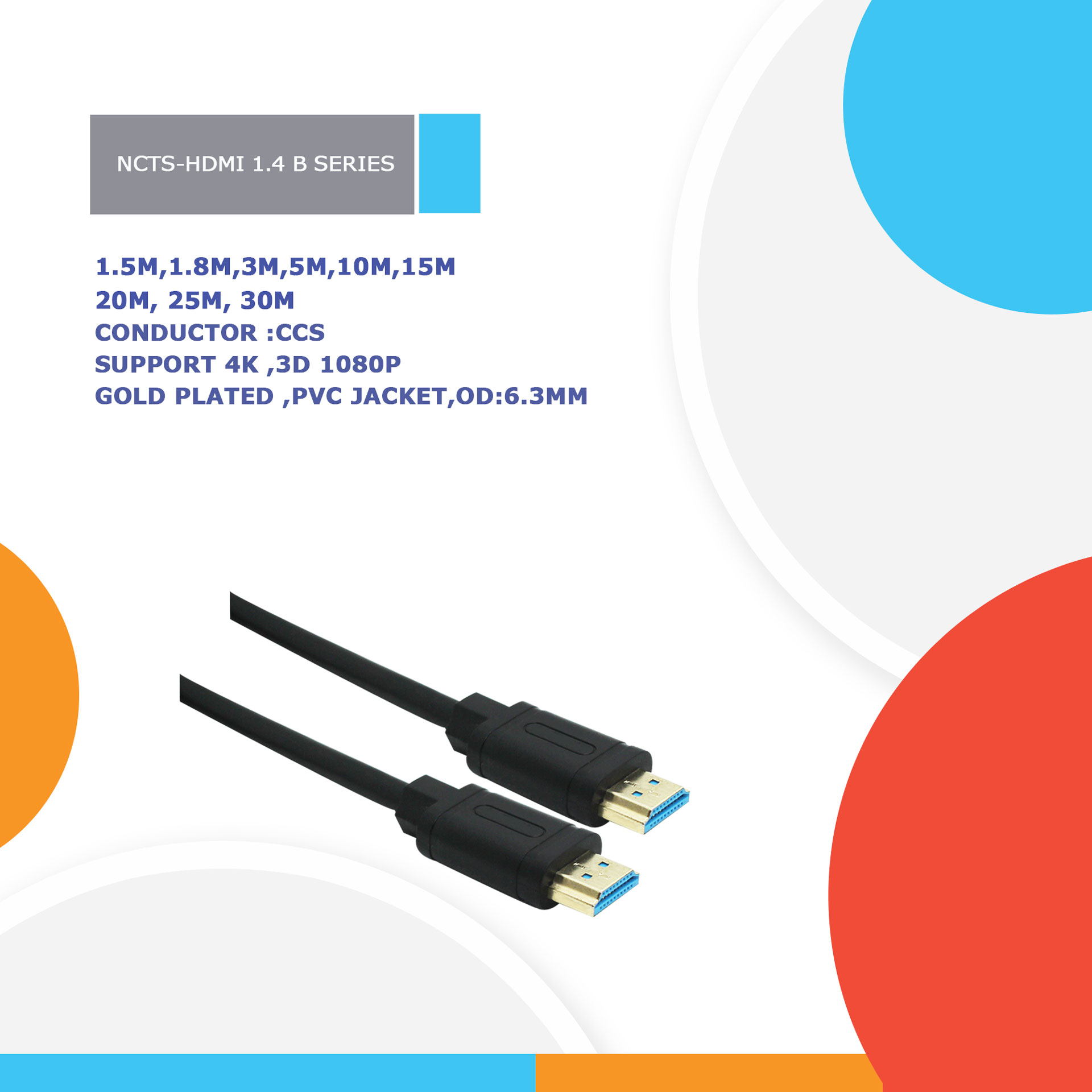 NCTS HDMI to HDMI Cable Extension (5 Meters) - First Tek